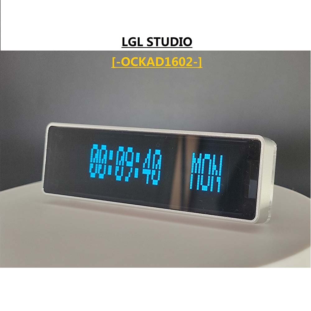 Jual Minimalist Digital Clock AIDA64 Hardware Monitor VFD-Style OLED ...