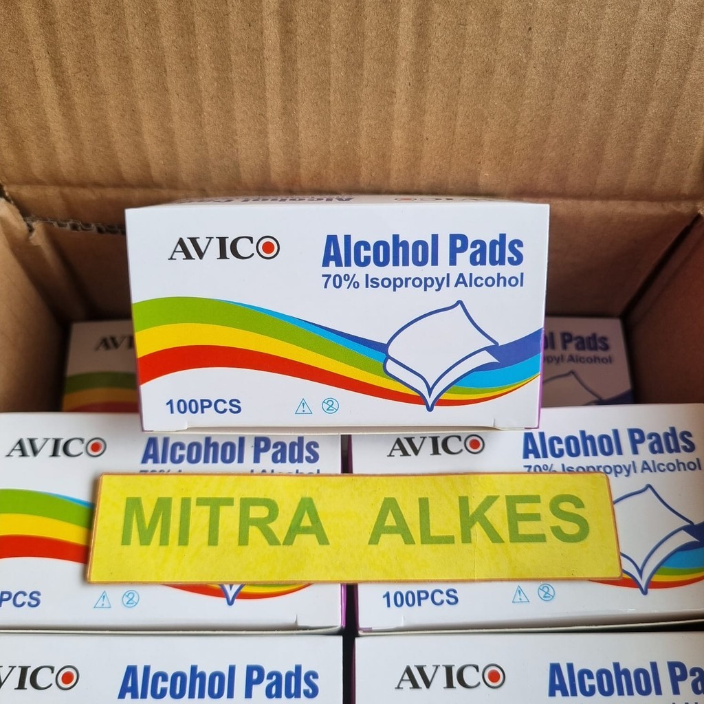 Jual Alcohol Pads AVICO. Alkohol Swabs AVICO. Tissu Alkohol Pad AVC ...