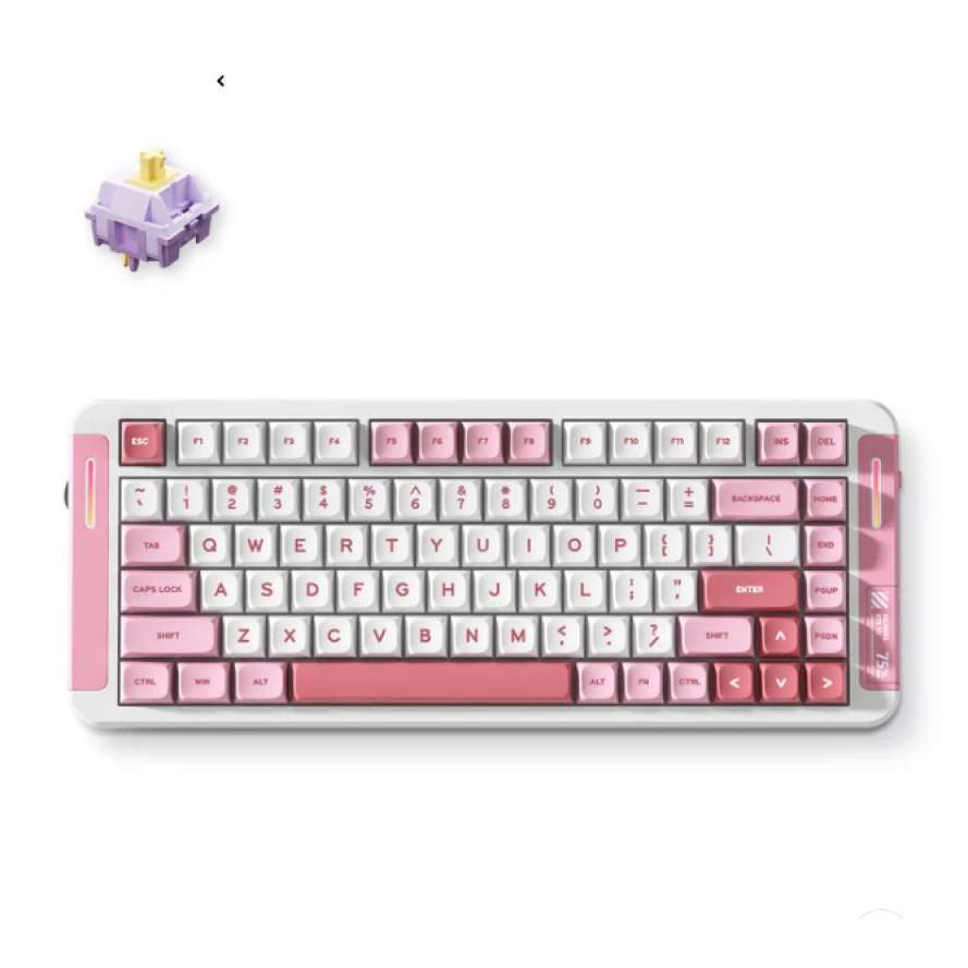 Jual MCHOSE X75 V2 Mechanical Keyboard | Pink | Hyacinth Switch | 75% ...