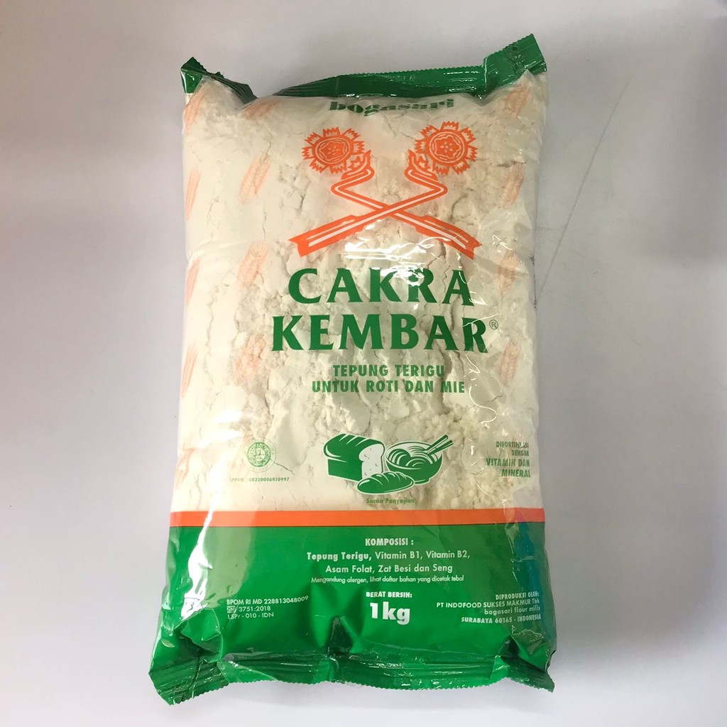 Jual Tepung Terigu Cakra Kembar Bogasari 1KG | Shopee Indonesia