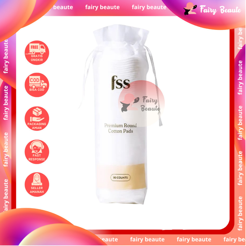 Jual For Skin's Sake FSS Premium Round Cotton Pads Kapas Wajah Kapas ...