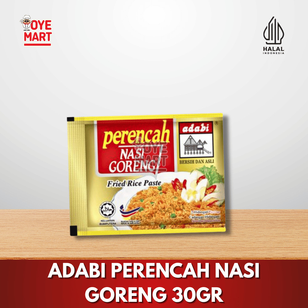 Jual ADABI PERENCAH NASI GORENG 30GR/BUMBU INSTANT/FRIED RICE PASTE ...