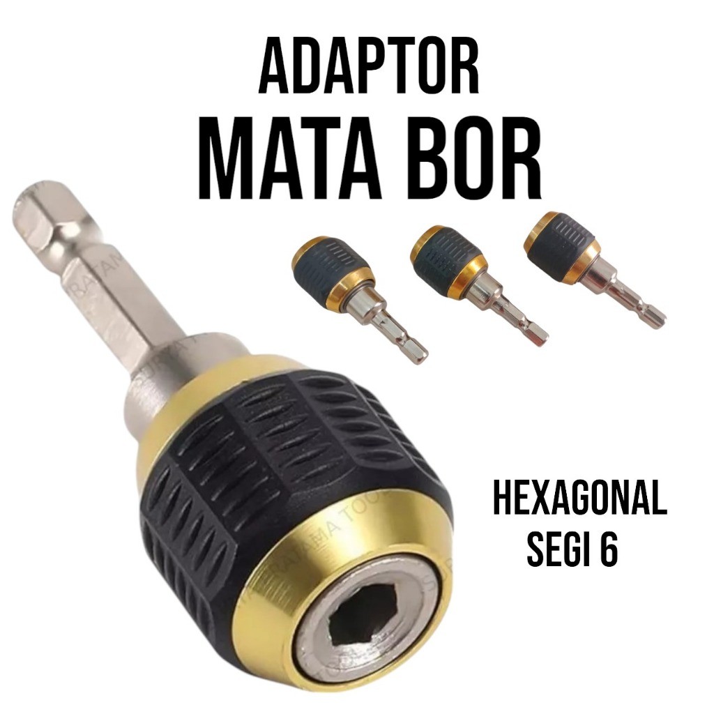 Jual Adaptor Mata Bor Quick Change Hexagonal 60mm Adapter Mata Bor Hex ...