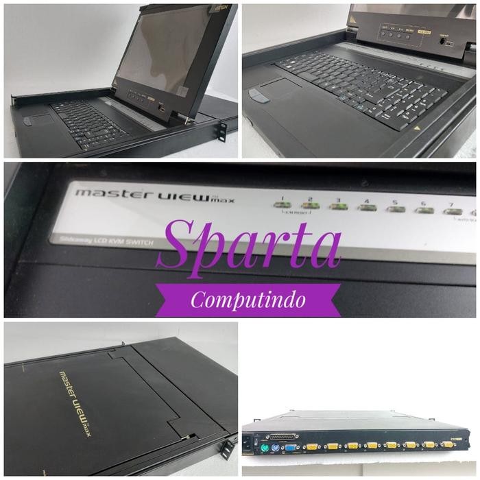 Jual Master View KVM Console Rackmount Server Keyboard and Monitor ...