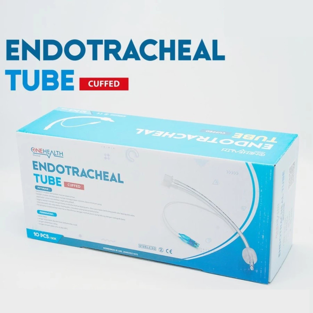 Jual ONE HEALTH ETT Endotracheal Tube Cuffed With Cuff - 1BOX /10PCS ...