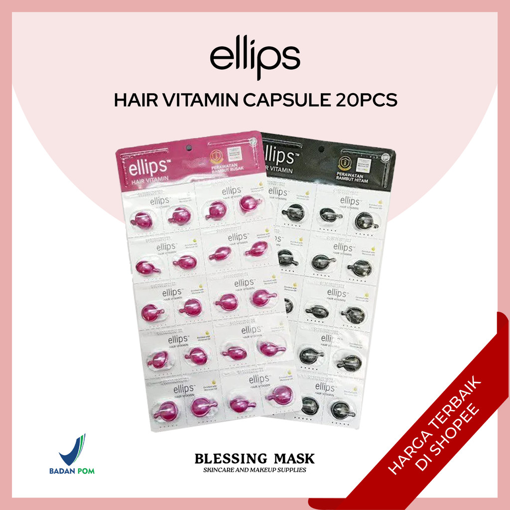 Jual Ellips Hair Vitamin isi 20 Kapsul | Capsule Vitamin Rambut ...