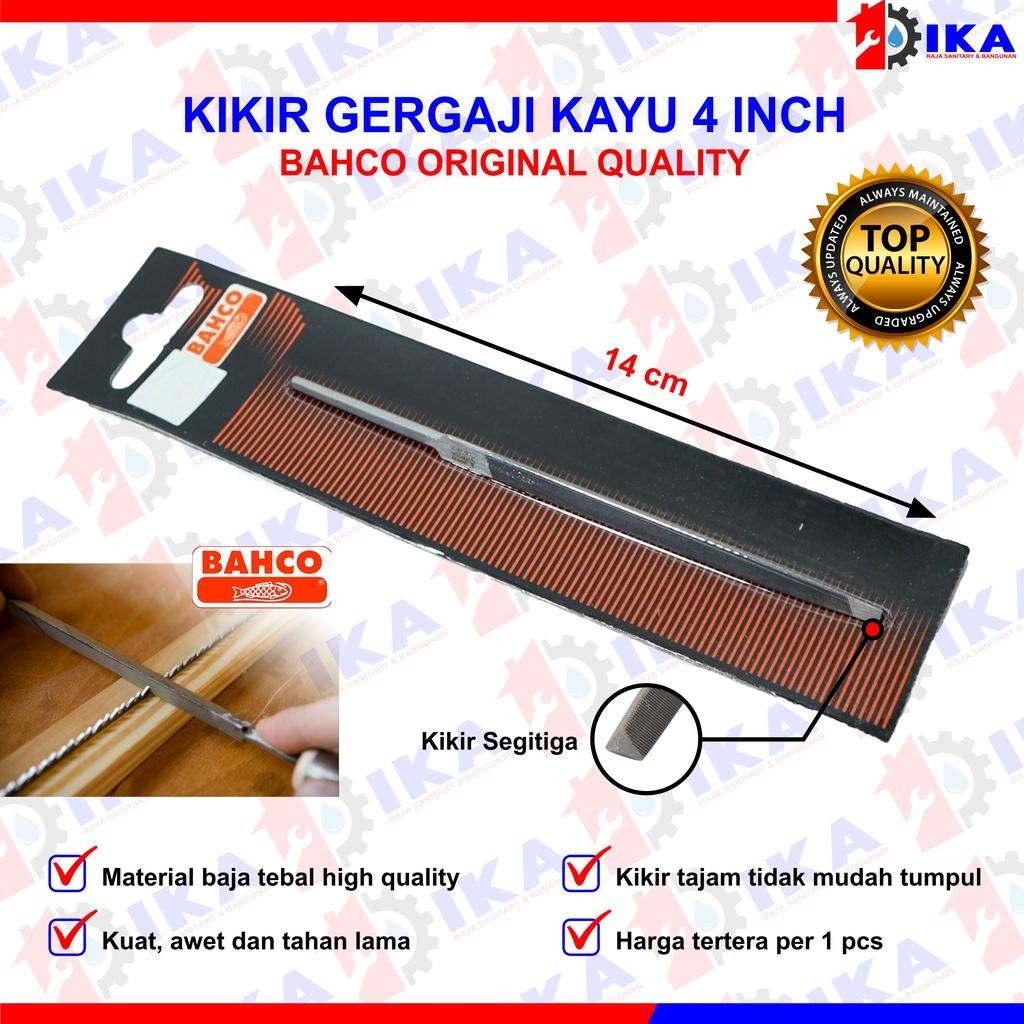 Jual KIKIR BAHCO ASLI 100% / SEGITIGA PENGASAH ASAH ALAT UKIR 4" KAYU ...