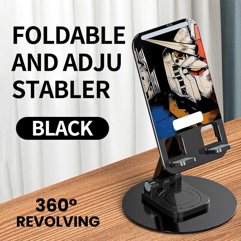 Jual Gundam Model Metal Mobile Phone Stand 360 Rotate Foldable for ...