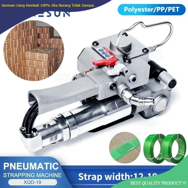 Jual ZONESUN Portable Strapper Sealing Tool Pneumatic XQD-19/25 Tyre ...