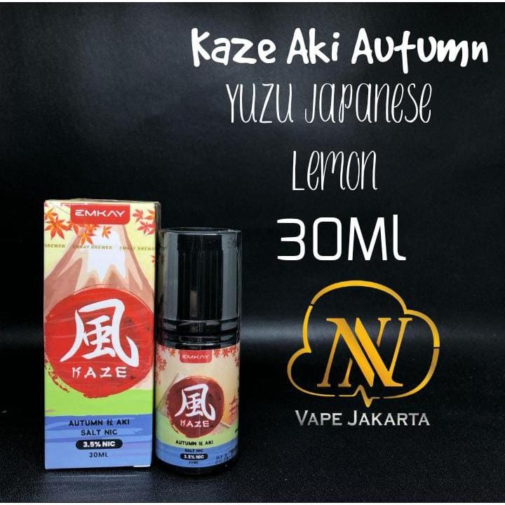 Jual Kaze Autumn Aki Salt Nic 30ml 35mg by Emkay x CMW | Shopee Indonesia