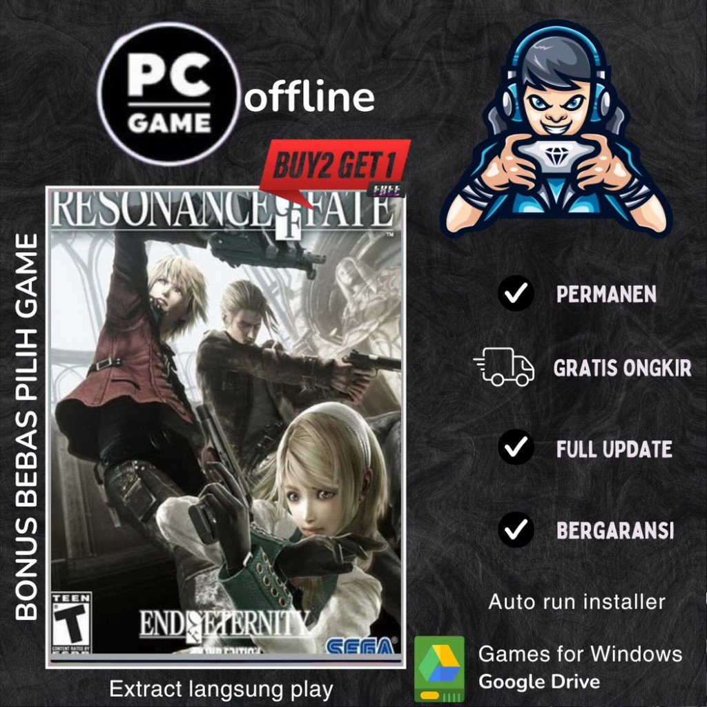 Jual RESONANCE OF FATE END OF ETERNITY 4K HD EDITION - GAME PC - GAME ...