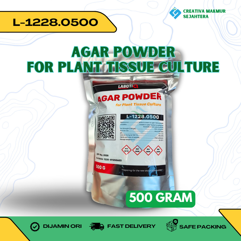 Jual Agar Powder Plant Tissue Culture / Agar Lab, 500 gr | LABOTIQ ...