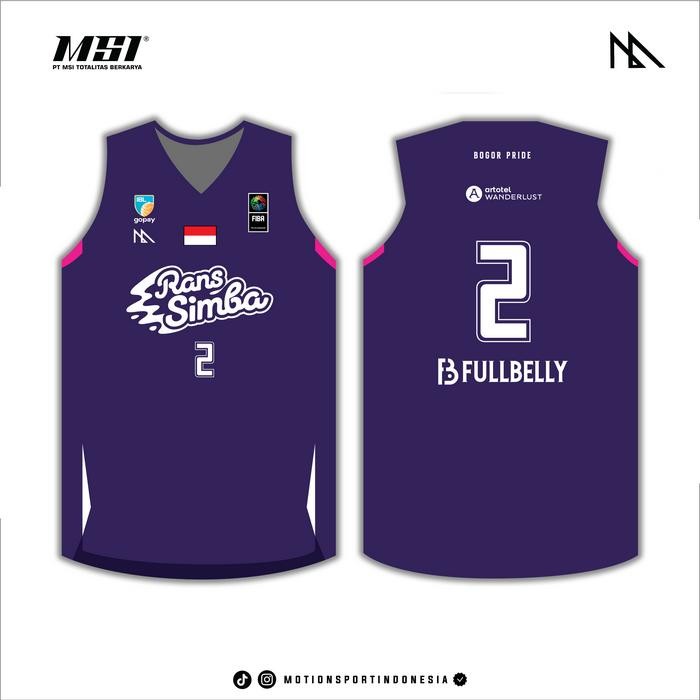 Jual Jersey Basket MSI - RANS SIMBA BOGOR OFFICIAL JERSEY 2025 - Putih ...
