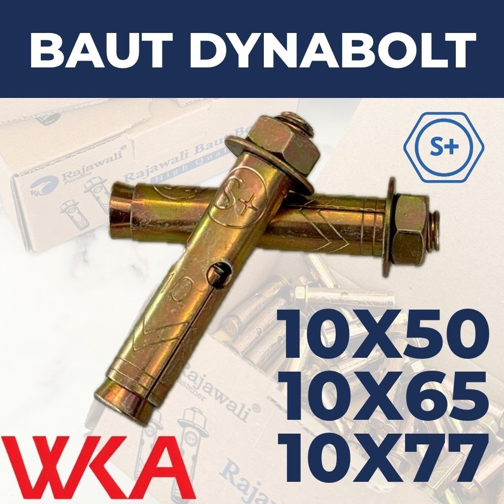 Jual Dynabolt 10x50 / 10x65 / 10x77 mm – Baut Beton / Baut Mur / Baut ...