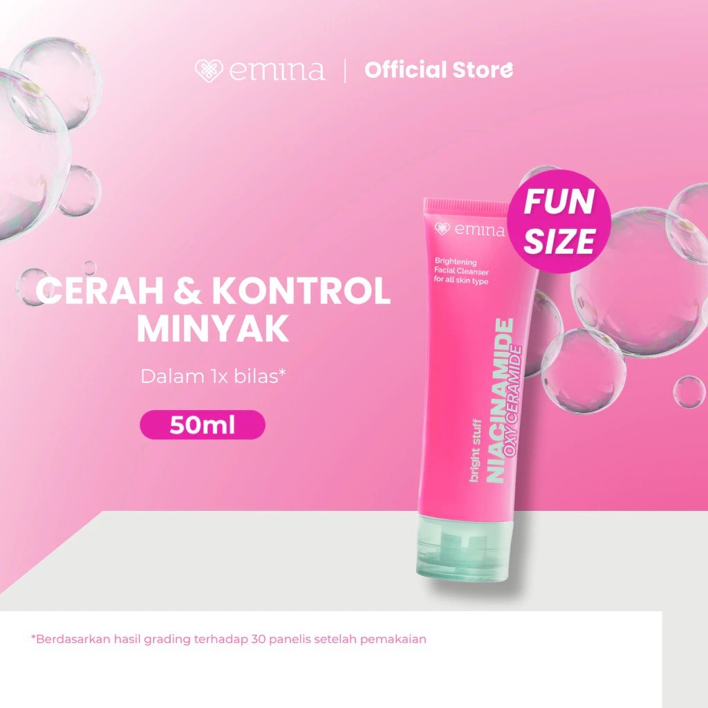 Jual Grand Bazaar - Emina Bright Stuff Face Wash 50ml | Shopee Indonesia