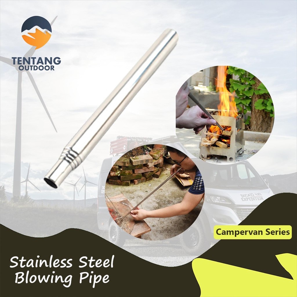 Jual Alat Pembuat Api Unggun Arang Camping Stainless Steel Outdoor Pipa ...