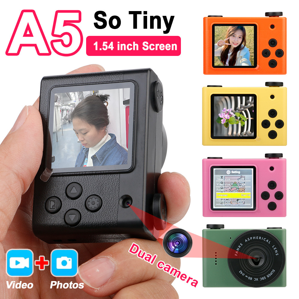 Jual 0-64G Mini 720P Small Digtal Camera with Screen Bodycam Compact ...