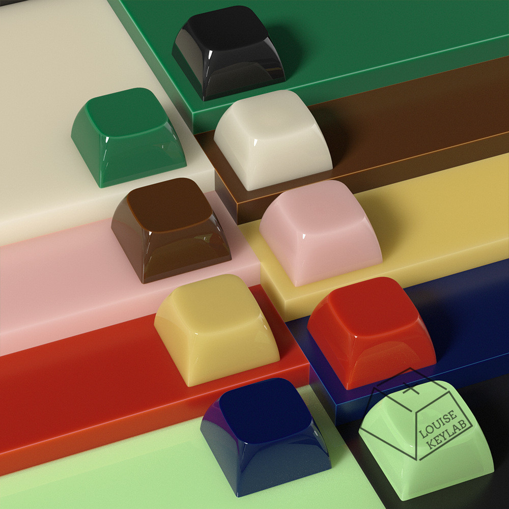 Jual Keycap XDA profil PC Tebal Jelly pudding Shiny Glossy DIY ...