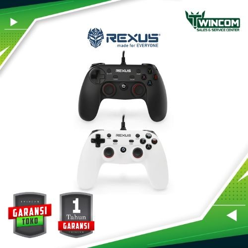 Jual STICK GAME REXUS GLADIUS GX1 BLACK AND WHITE | Shopee Indonesia