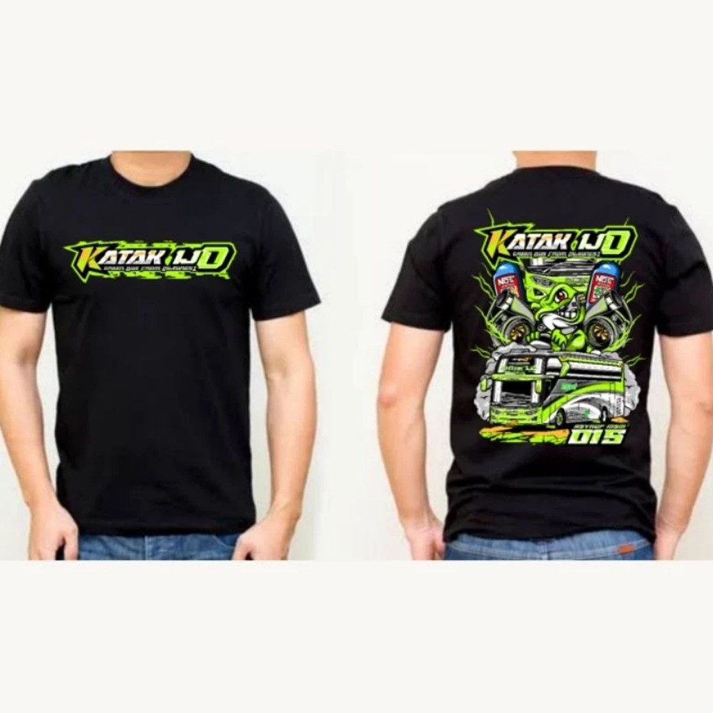 Jual Baju Bus Asyrof Katak ijo kaos busmania baju bus anak-anak kaos ...