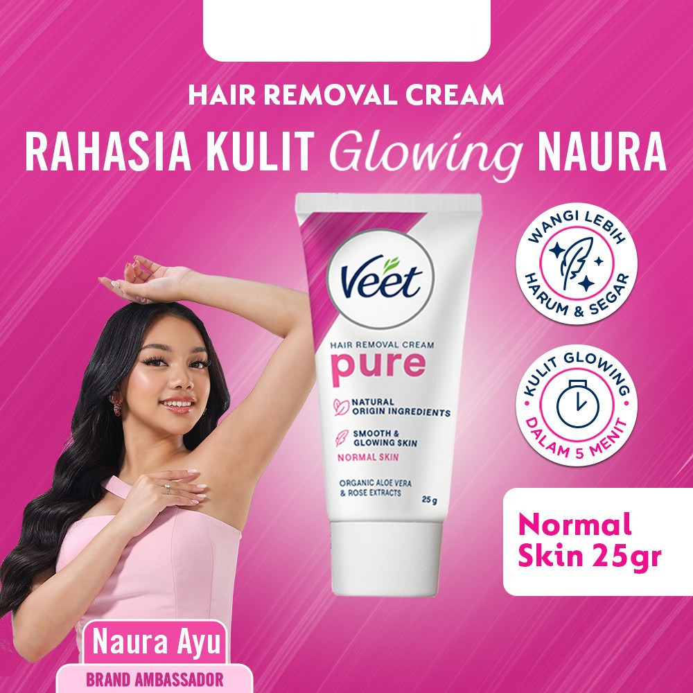 Jual Najmia 3 - Veet Normal Skin Hair Removal Cream 25g l Krim Perontok ...