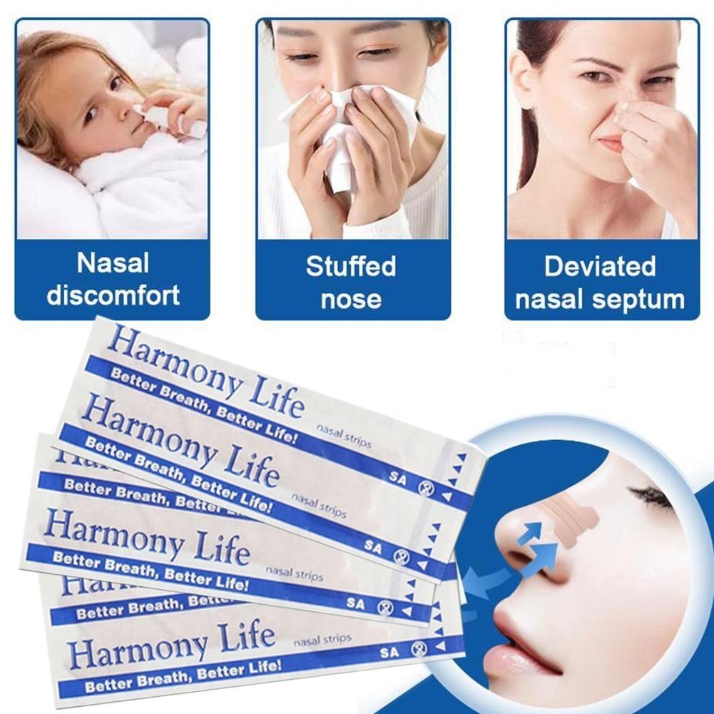 Jual 10pcs Plester Hidung Harmony Life Nasal Strips Nose Strips Nasal ...