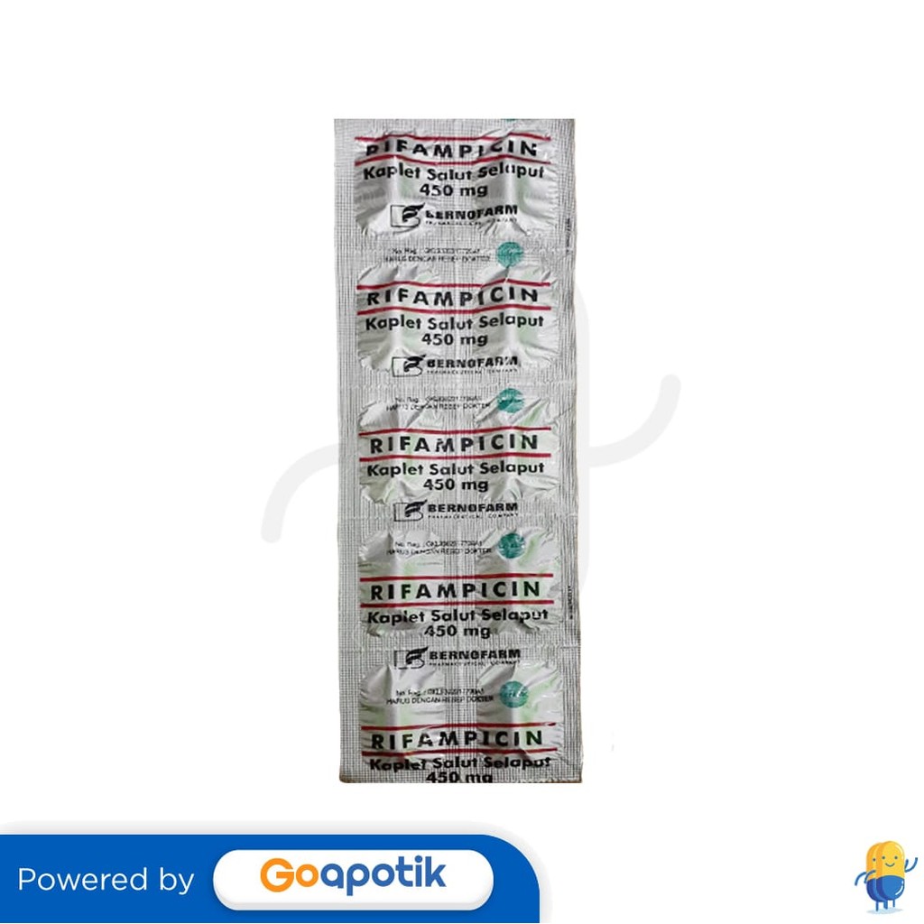 Jual Rifampicin Bernofarm 450 Mg Strip 10 Kaplet | Shopee Indonesia