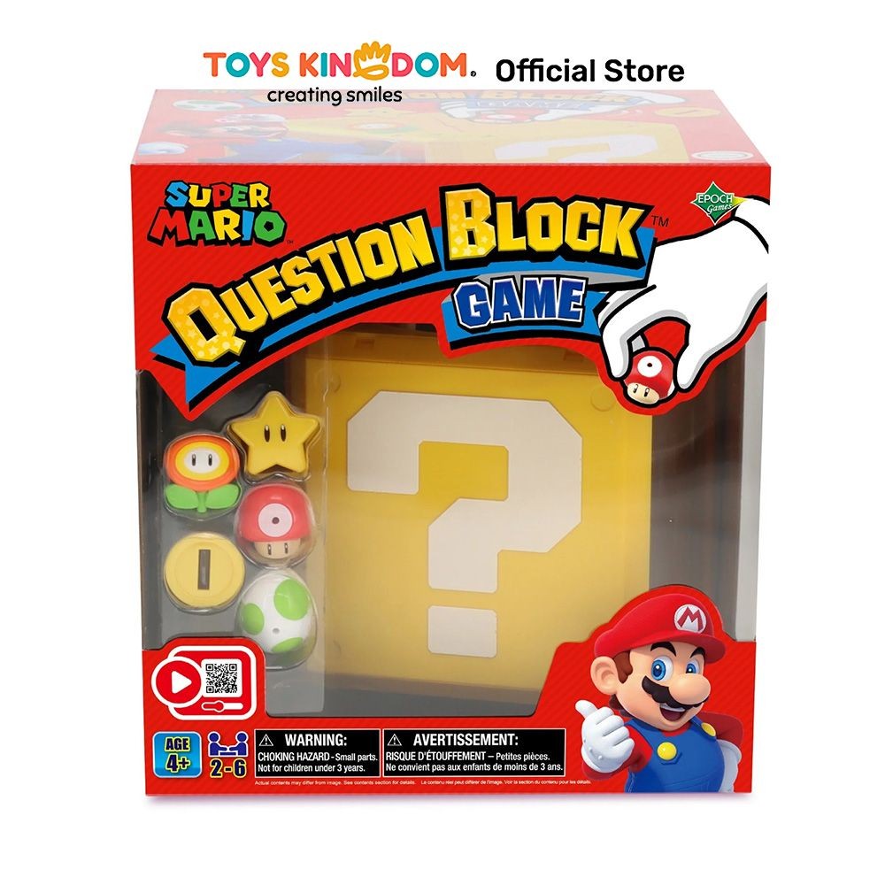 Jual Toys Kingdom Epoch Set Super Mario Question Block - Mix Toy Kids ...