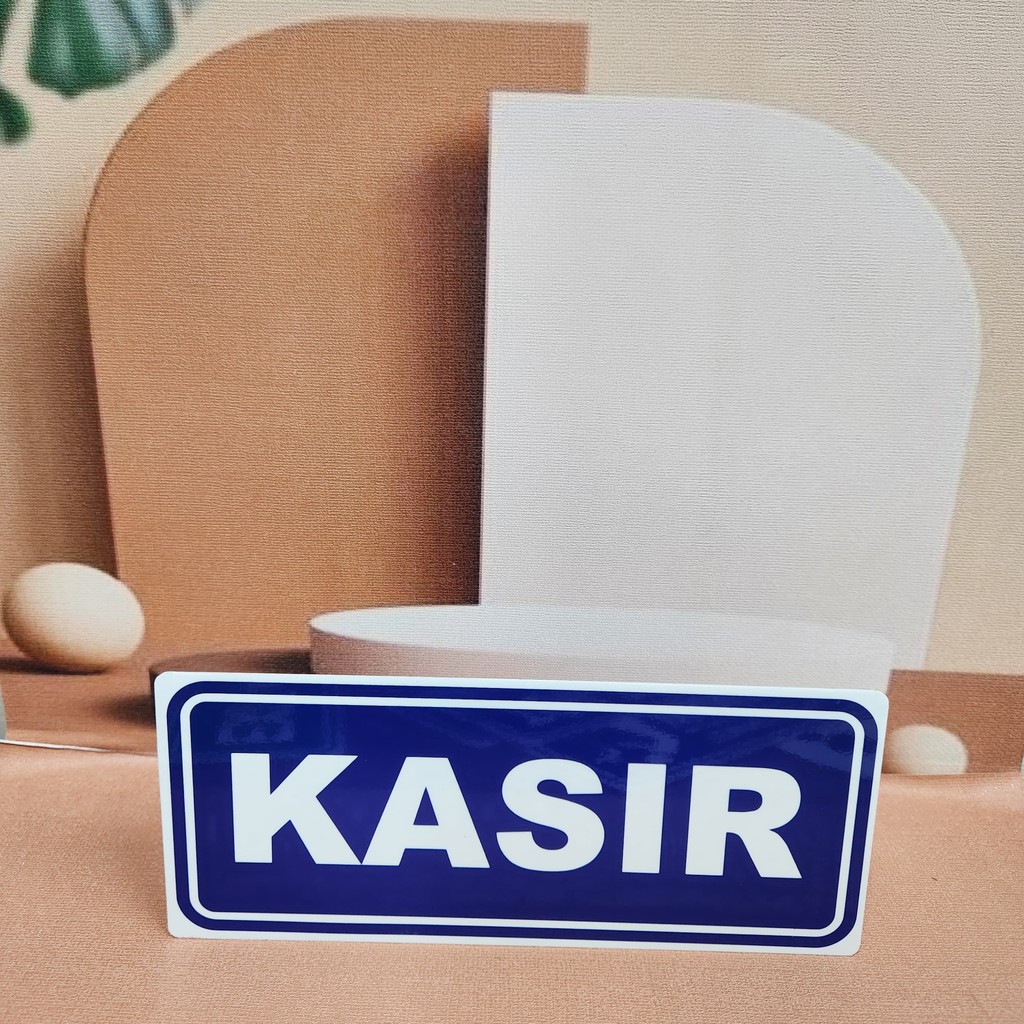 Jual RAC Papan Tanda kasir- sign in akrilik kasir | Shopee Indonesia