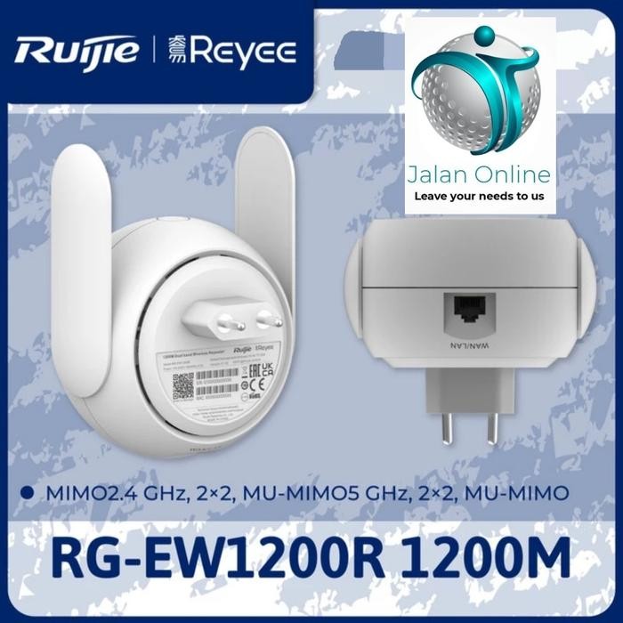 Jual Ruijie RG-EW1200R 1200M Dual-Band Mesh wifi extender | Shopee ...