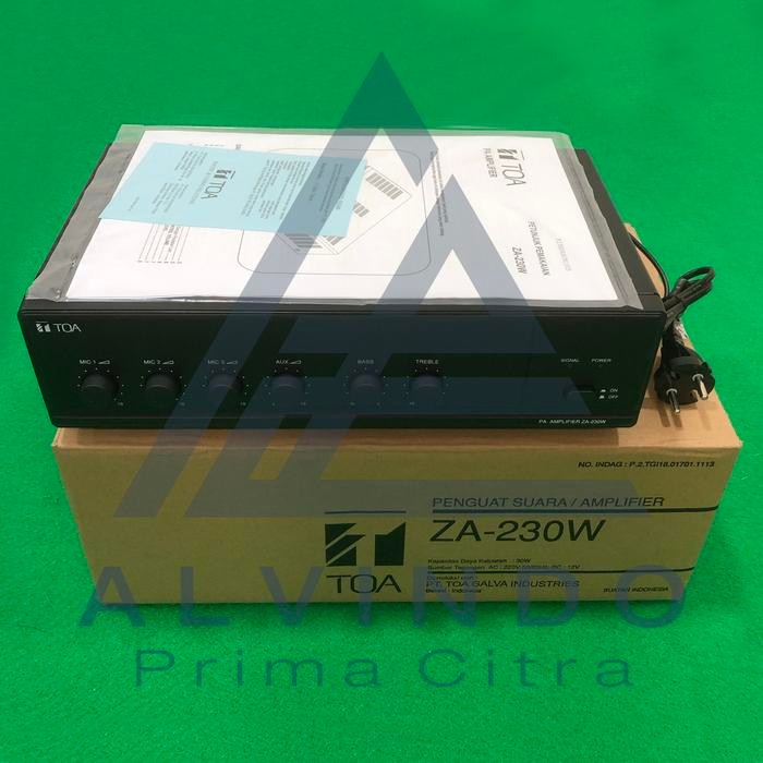 Jual TOA ZA-230W (Amplifier Mixer Power 30W / ZA 230 W) | Shopee Indonesia