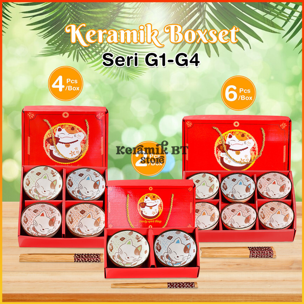 Jual NEW!! Hampers Parcel Gift Set Keramik Mangkok / Mangkok set ...