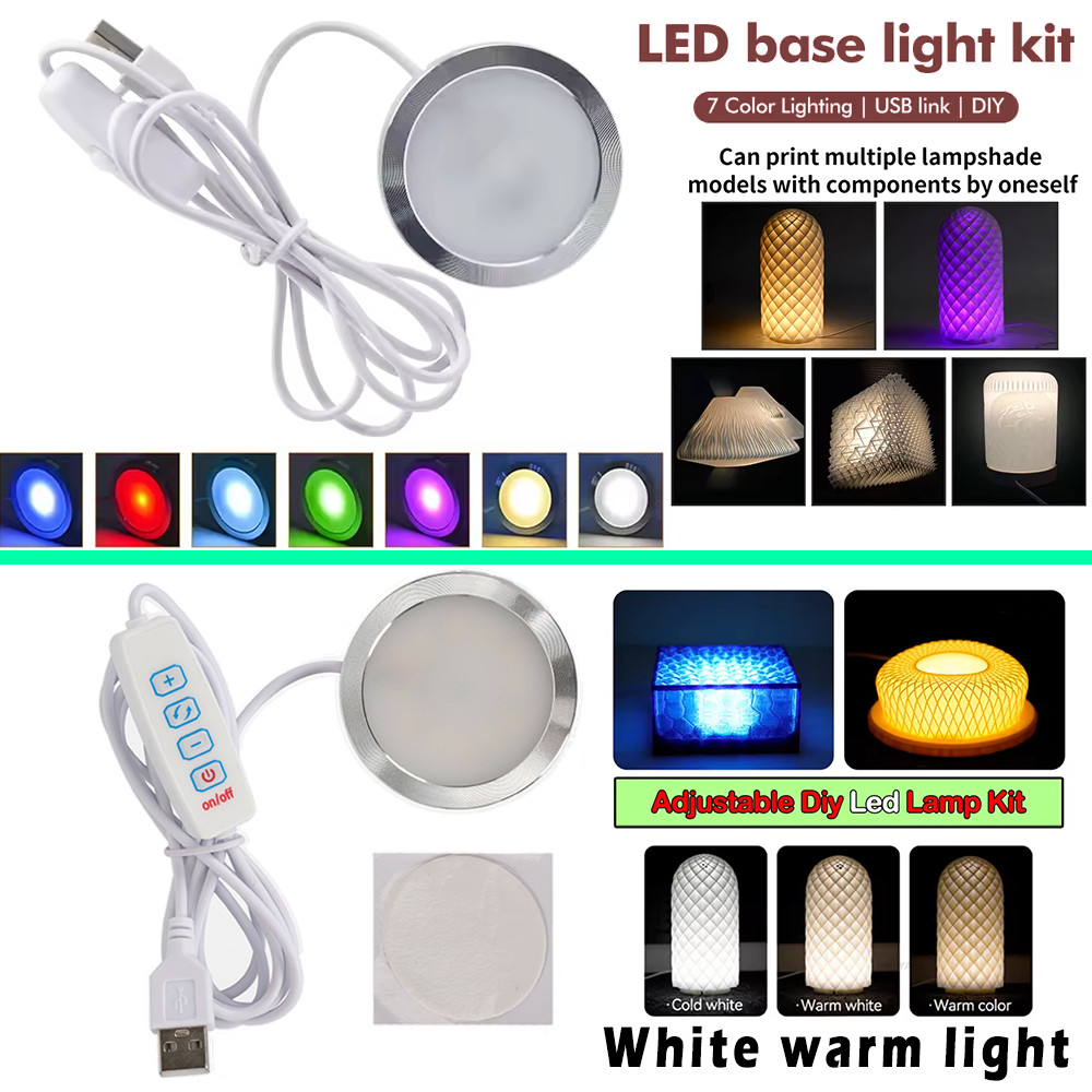 Jual bambu lab led lamp kit 001 3D Printing DIY Model LED Lamp Kit 3d ...