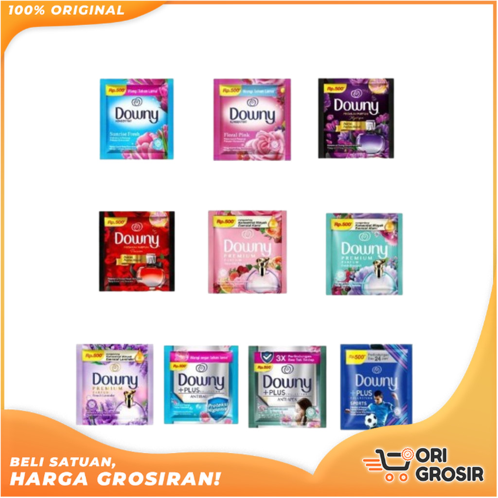 Jual ORI GROSIR | Downy Sachet Pewangi Pakaian Renceng Sachet 8ml isi ...