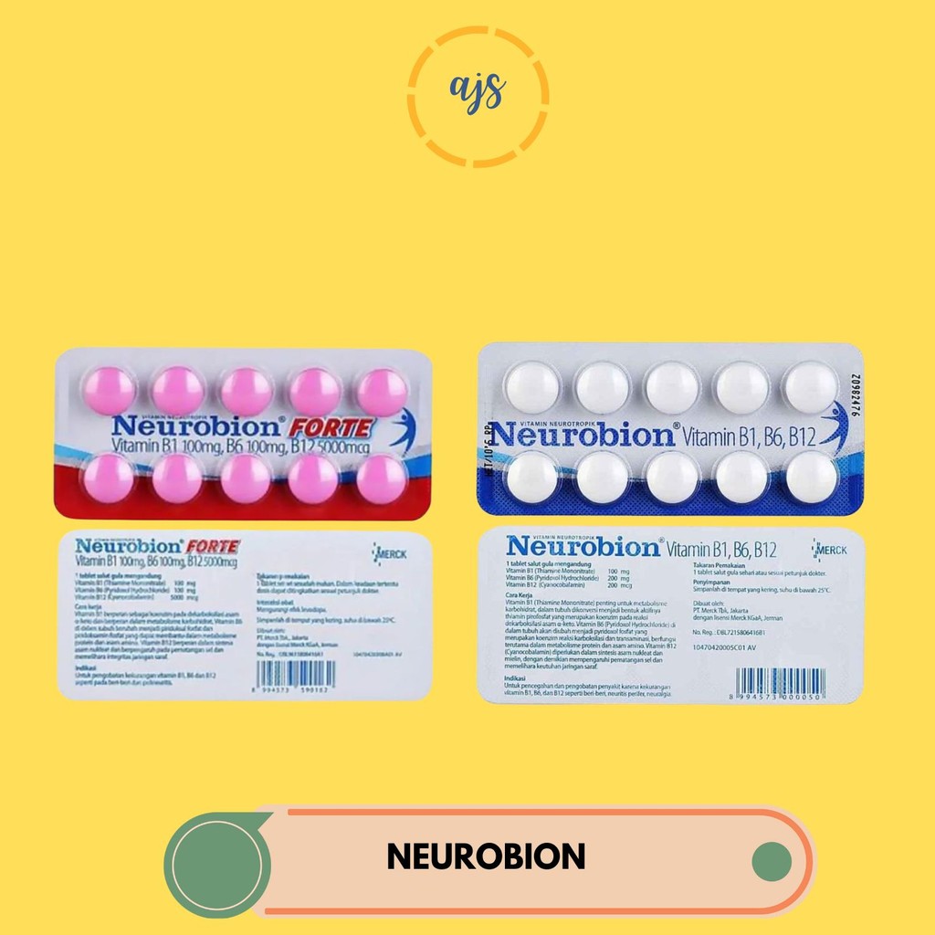 Jual Neurobion 1 strip isi 10 tablet | Shopee Indonesia