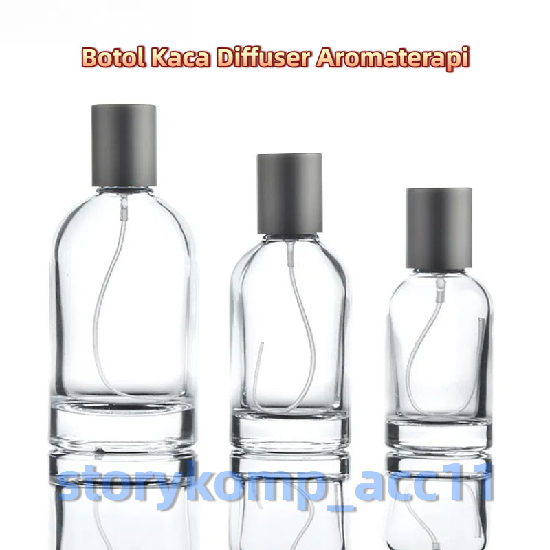 Jual Botol Parfum Kosong Botol Spray Parfum Kaca Tebal Minimalis Isi ...