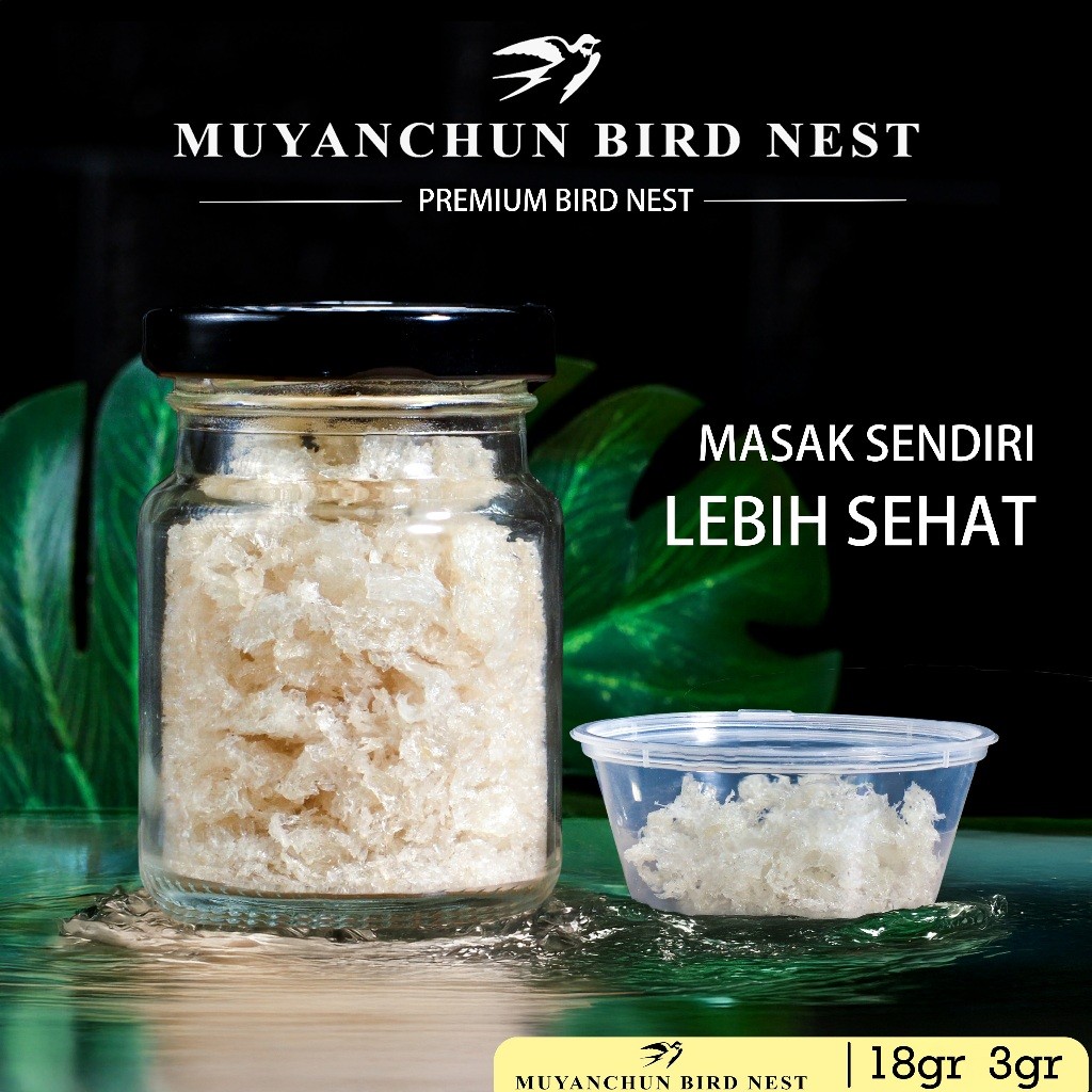 Jual Sarang Burung Walet Kering Premium Serabut - Original bersih Tanpa ...