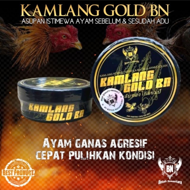 Jual suplemen Ayam filipina Prima KAMLANG GOLD BN kering jamu vitamin aduan obat luka dalam ...