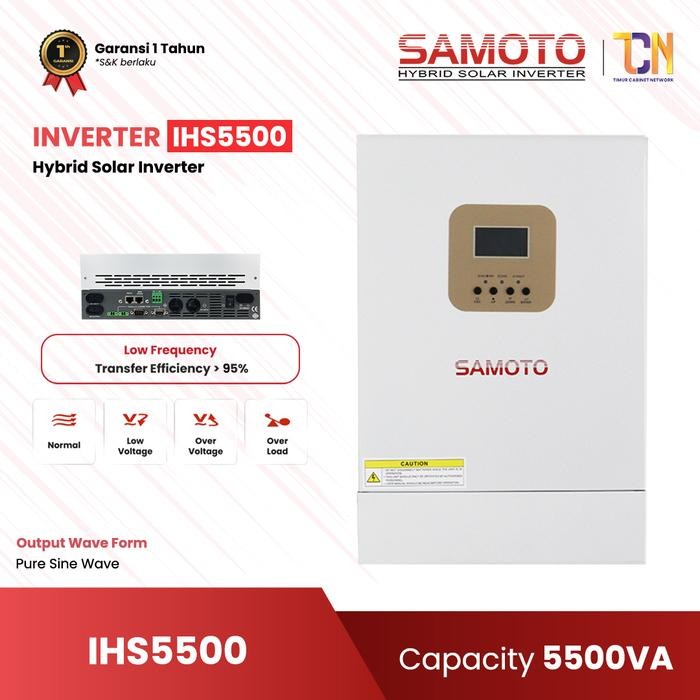 Jual SAMOTO Inverter SOLAR Panel 230VAC Capacity 5000VA/5500W SAMOTO ...
