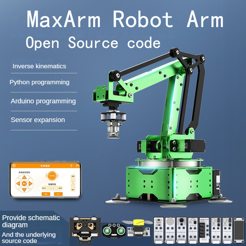 Jual Maxarm 5 Axis Robot Arm Open Source Inverse Kinematics Robotics Manipulator For Arduino And