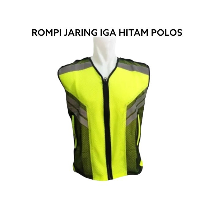 Jual ROMPI SAFETY PROYEK IGA HITAM JARING MESH SECURITY SATPAM PARKIR ...