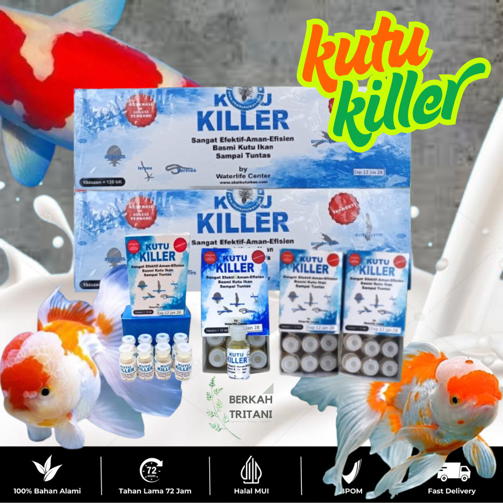 Jual KUTU KILLER Obat Kutu Pada Ikan Hias Koi Koki | Shopee Indonesia