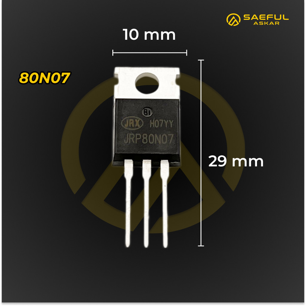 Jual Transistor Mosfet Controller 80N07 TR FET Transistor Switching ...