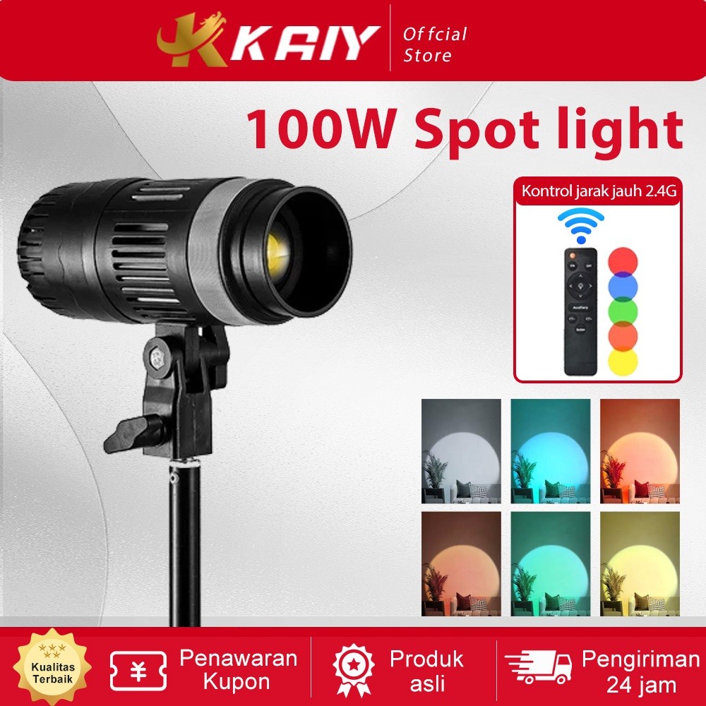 Jual KAIY Spot light Lampu Foto LED Live Streaming Profesional Video ...