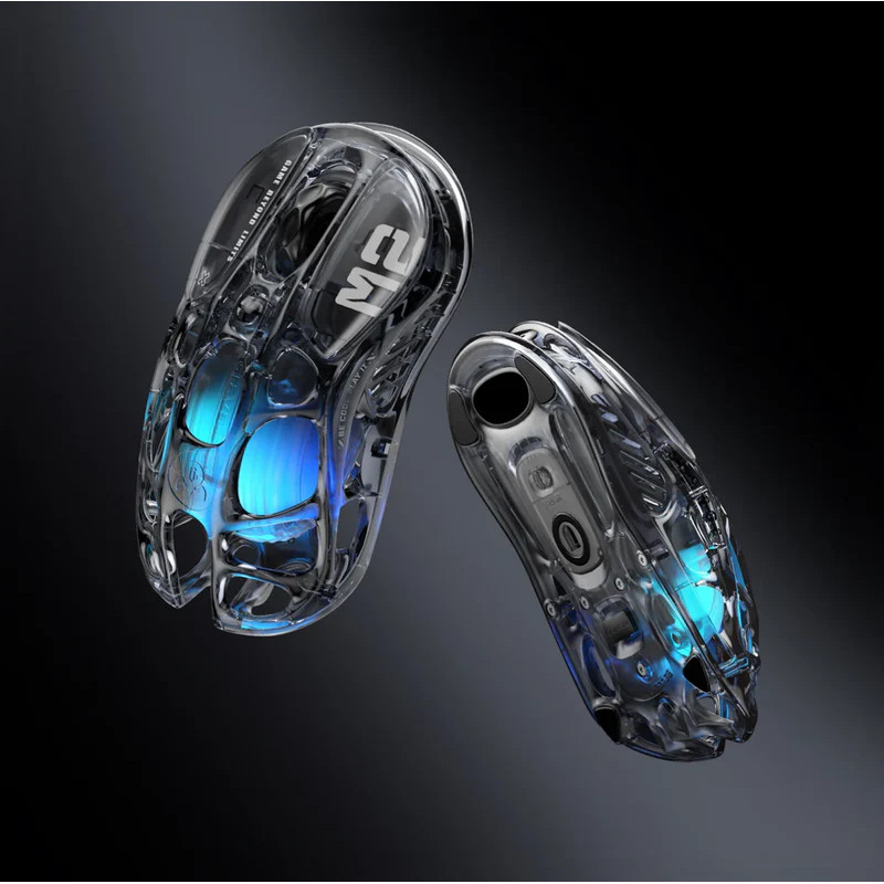 Jual GravaStar Mercury M2 Wireless Gaming Mouse - Transparent Black ...