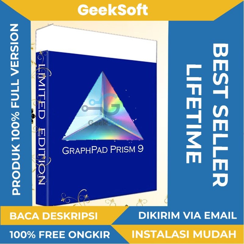 Jual GraphPad Prism 9 Statistics Graphing Pro - untuk analisis data dan pembuatan grafik ...