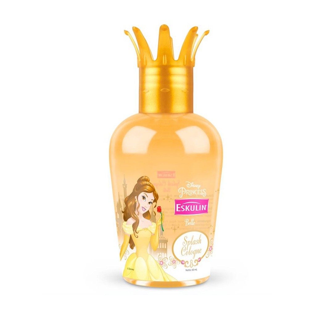 Jual ESKULIN KIDS SPLASH COLOGNE PRINCESS 60ML BELLE ARIEL RAPUNZEL ...