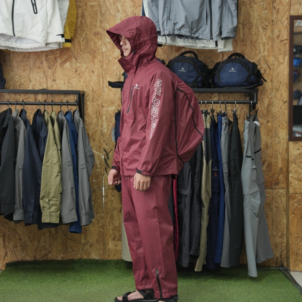 Jual RAINCOAT JAS HUJAN WILDSHELL ORIGINAL SENTANI SERIES (LOGO LENGAN ...