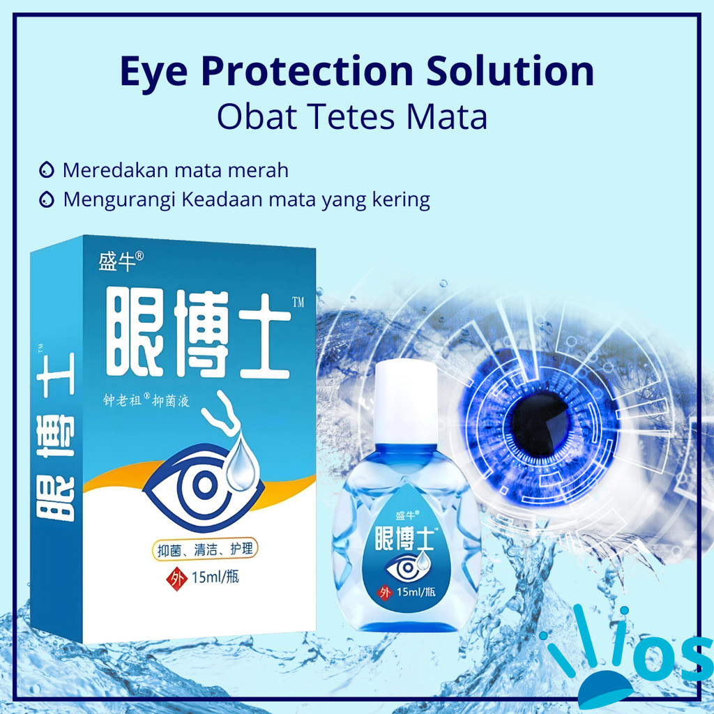 Jual YAN BOSHI Eye Drops Obat Tetes Mata Mengatasi Mata Kering ...