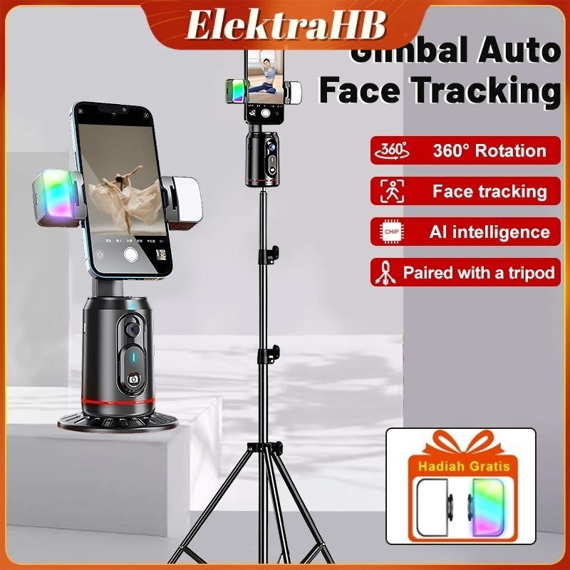 Jual Gimbal Stabilizer Kamera HOTUPUPIN AI Auto Face Tracking Gimbal ...